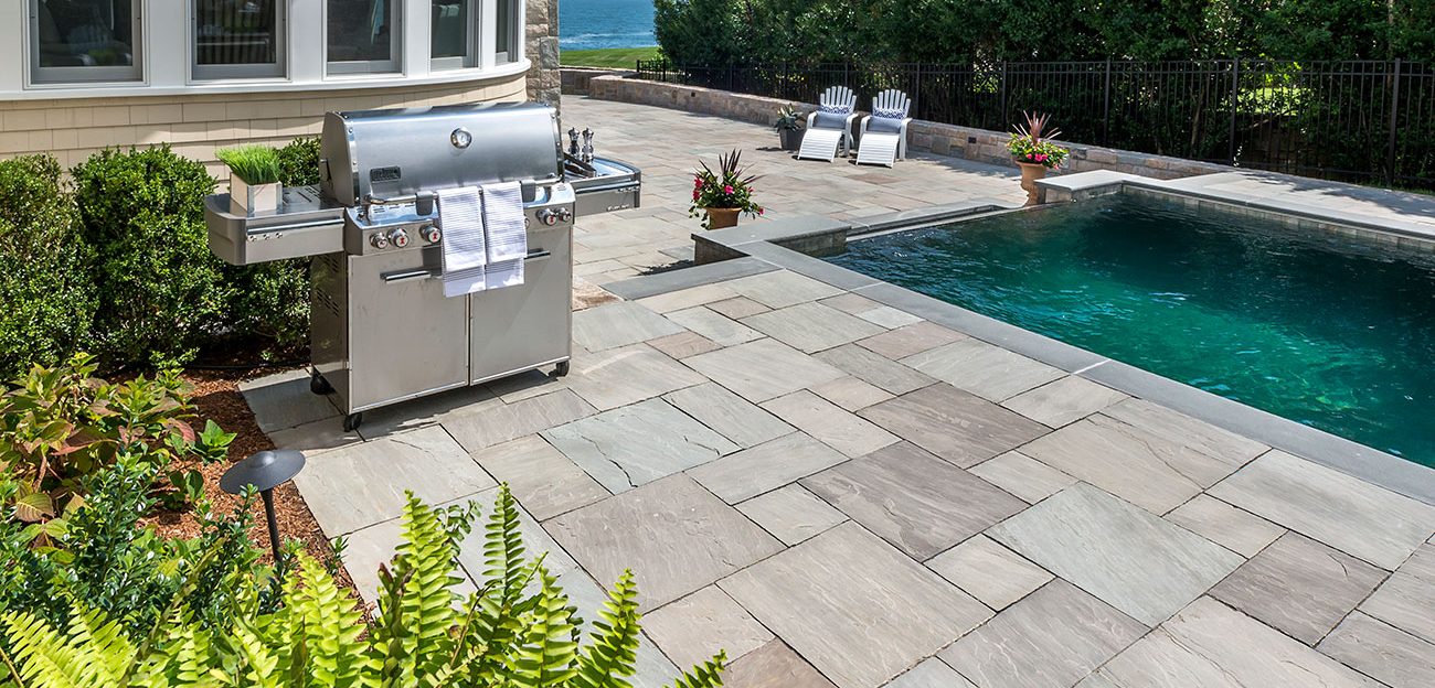 Natural Stone Pool Deck Paver Pool Decks: Design Trends For The Summer